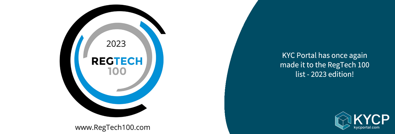 KYC Portal is once again listed in the RegTech 100 list - 2023 edition! -CDD, AML and Compliance ...