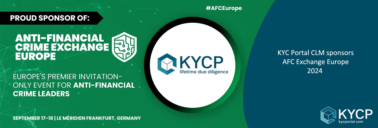 KYC Portal CLM Sponsors AFC Exchange Europe 2024 in Frankfurt -CDD, AML ...