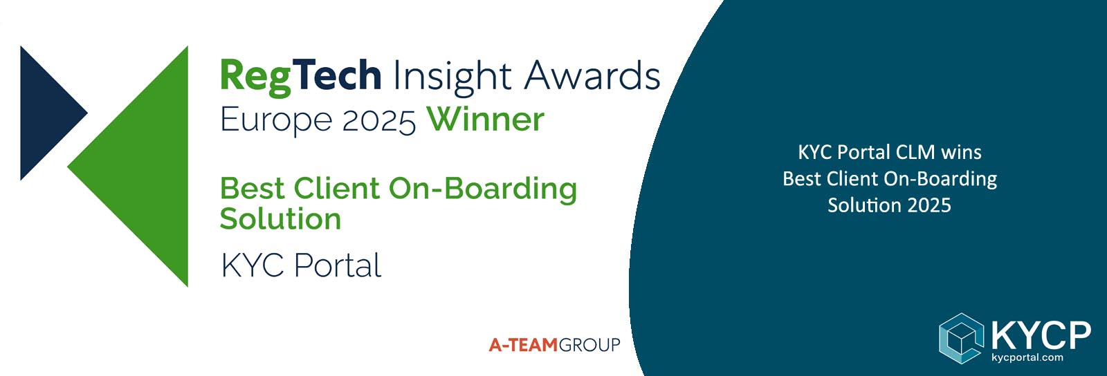KYCP Wins Best Client On-Boarding Solution at the A-Team RegTech Insight Awards Europe 2025 -CDD ...