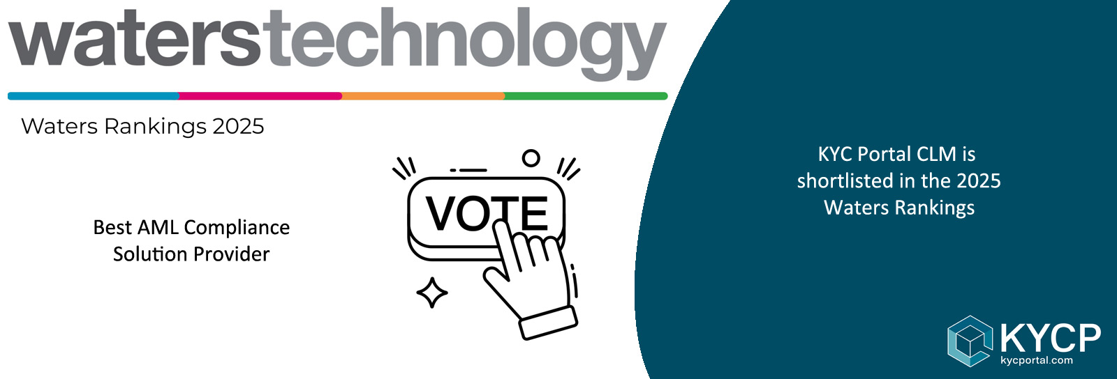 KYC Portal CLM is nominated for the 2025 Waters Rankings! -CDD, AML and Compliance Management ...