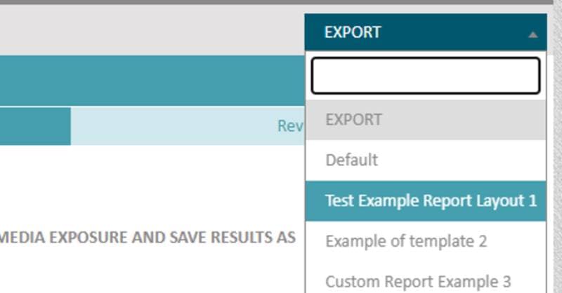 Custom Application Export Reporting Templates - compliance, due ...
